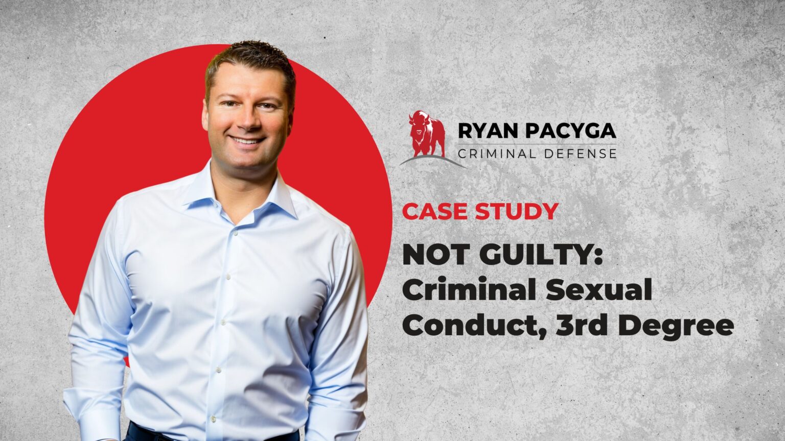 Third-Degree Criminal Sexual Conduct Case Study: NOT GUILTY